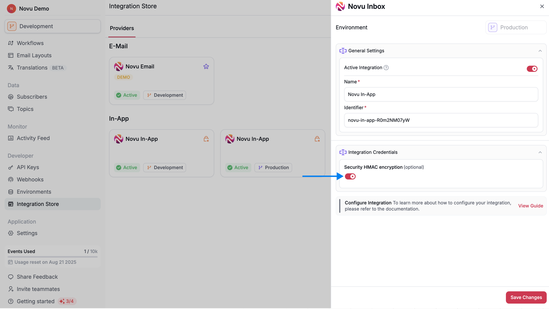 Prepare for Production | Novu Documentation