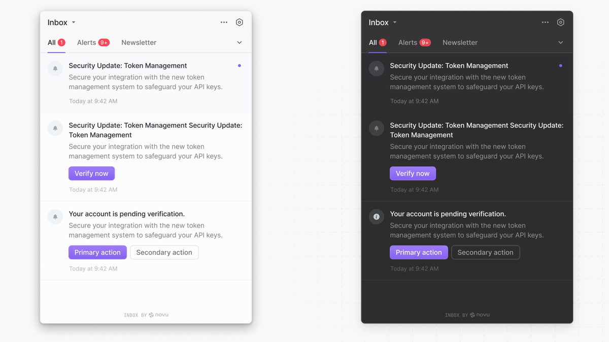 Introduction to Inbox | Novu Documentation