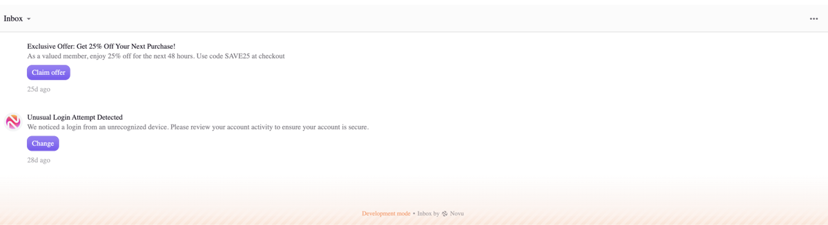 Customize Popover | Novu Documentation