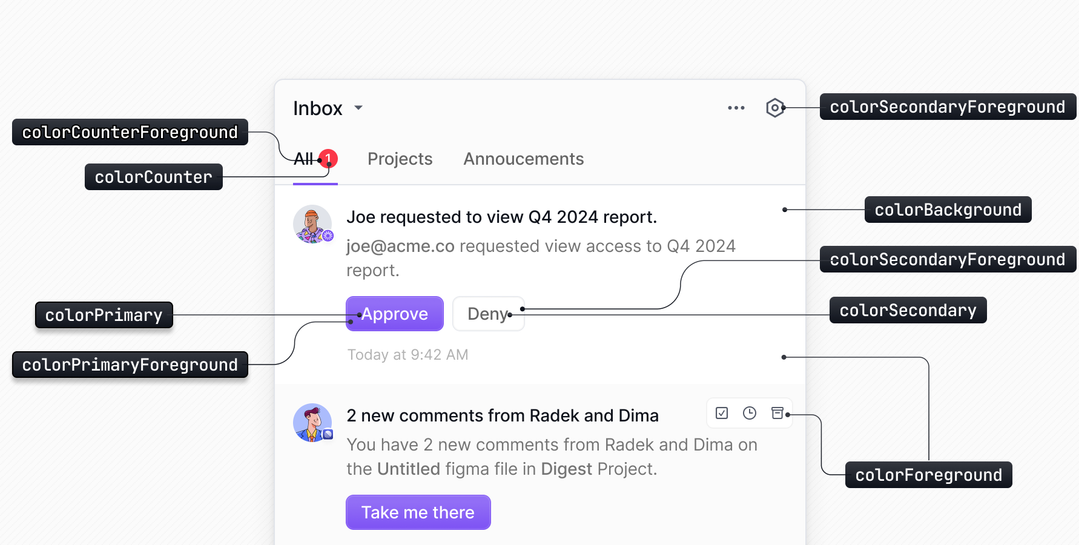 Styling and theming | Novu Documentation